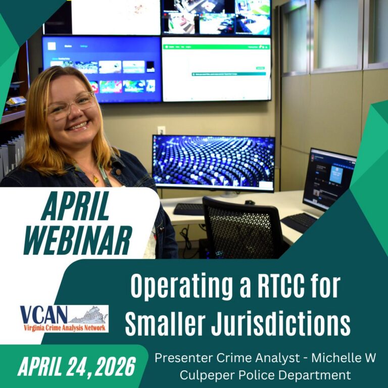 Operating a RTCC for Smaller Jurisdictions - Virginia Crime Analysis ...